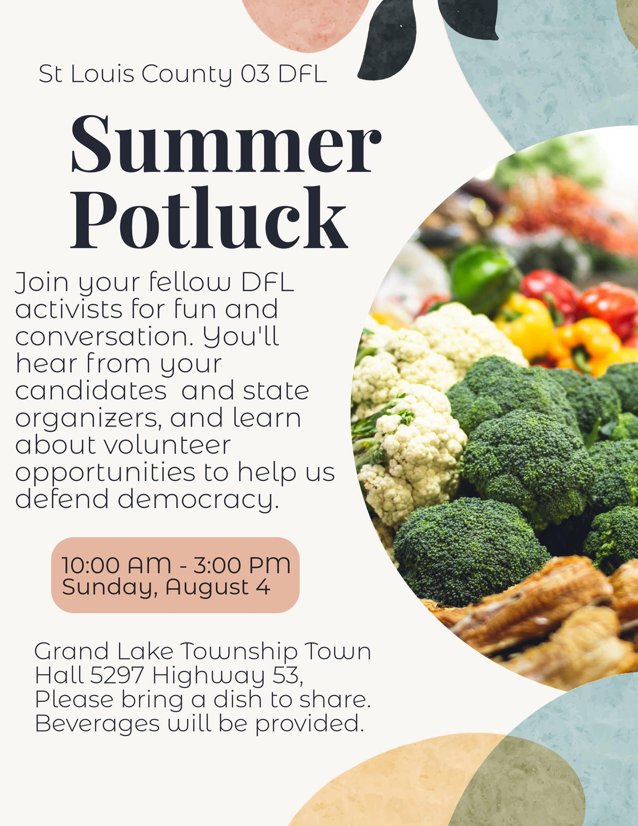 Annual Summer Potluck - St. Louis County 03 DFL